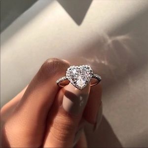 Jewelry | Nwt Heart Cz Womens Ring | Poshmark